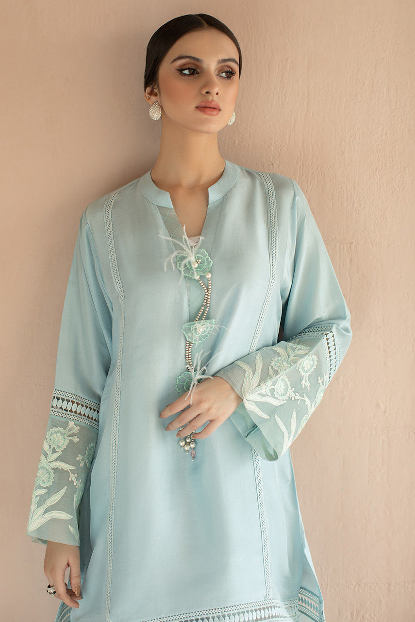 Blue Tunic (Kut214) | Deepak Perwani
